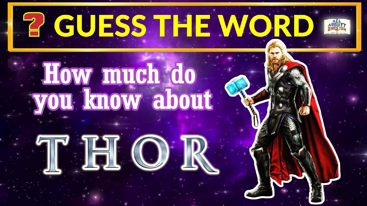Thor movie quiz for party & family time |Marvel Disney |Story Recap| # ...