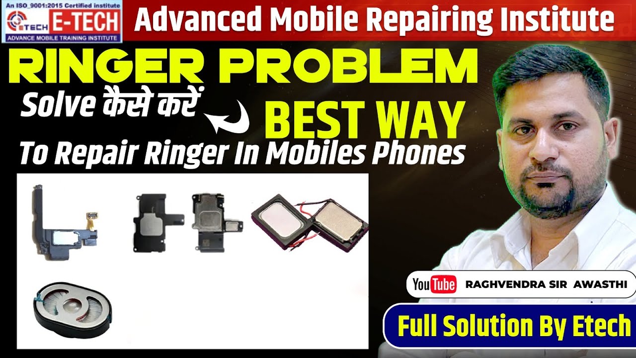 Ringer Problem Solve कैसे करें || Best way to repair ringer in mobiles ...