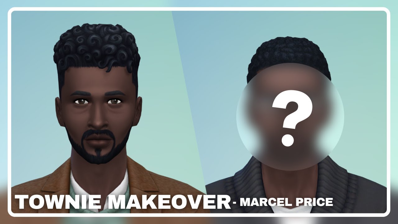 Marcel Price | The Sims 4 | Townie Makeover - YouTube