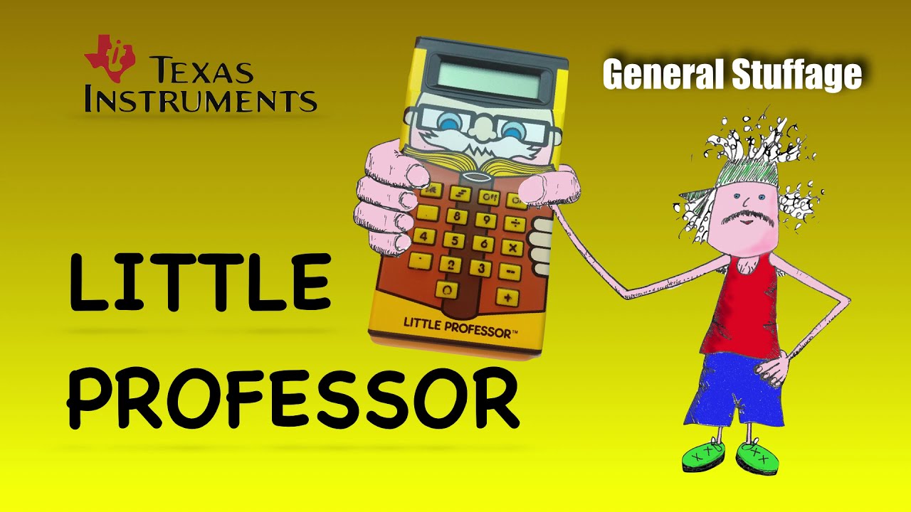 Little Professor - Texas Instruments - Walkthrough - YouTube