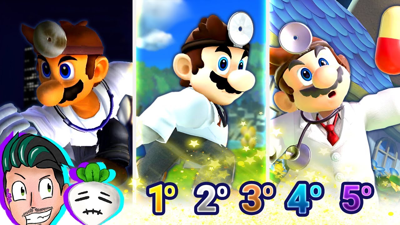 ¿Quién es el MEJOR y PEOR DOCTOR MARIO de la Historia Competitiva de ...