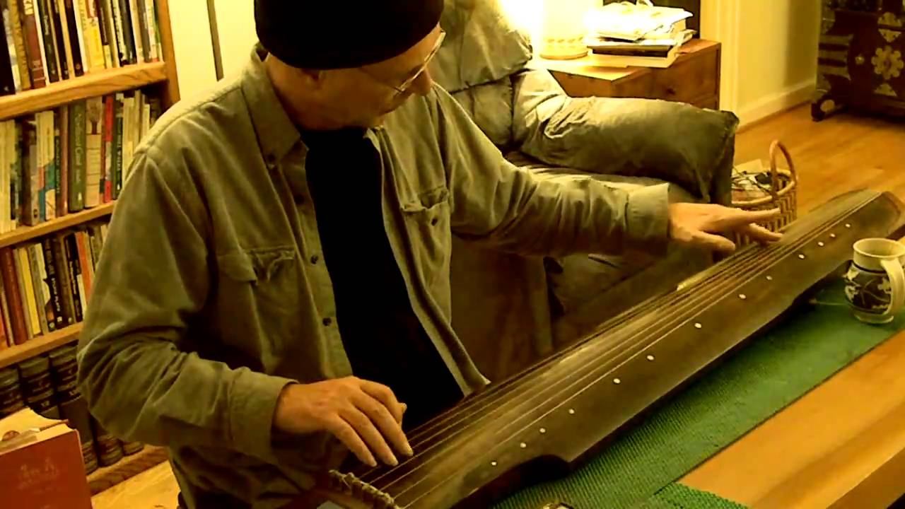 "Evening Song of the Drunken Fisherman" 醉渔唱晚 Jim Binkley playing guqin ...