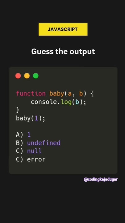 Javascript Interview Questions How To Answer Javascriptinterview Javascript Shorts Youtube