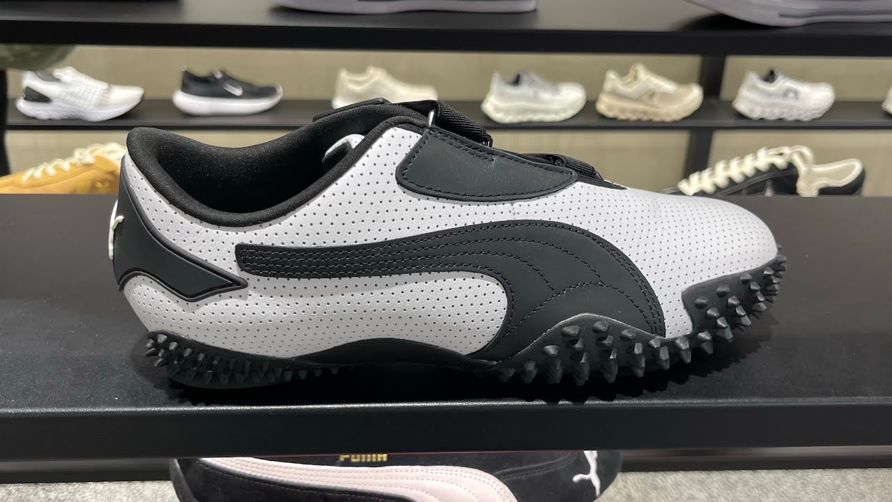 Puma Mostro “Perforated Leather Pack” (White/Black) - Style Code ...
