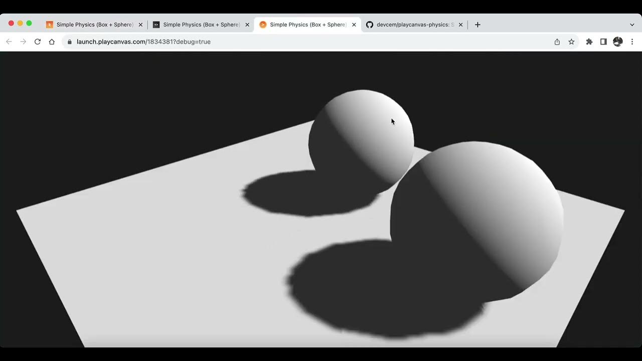 PlayCanvas Physics - Plugin - YouTube