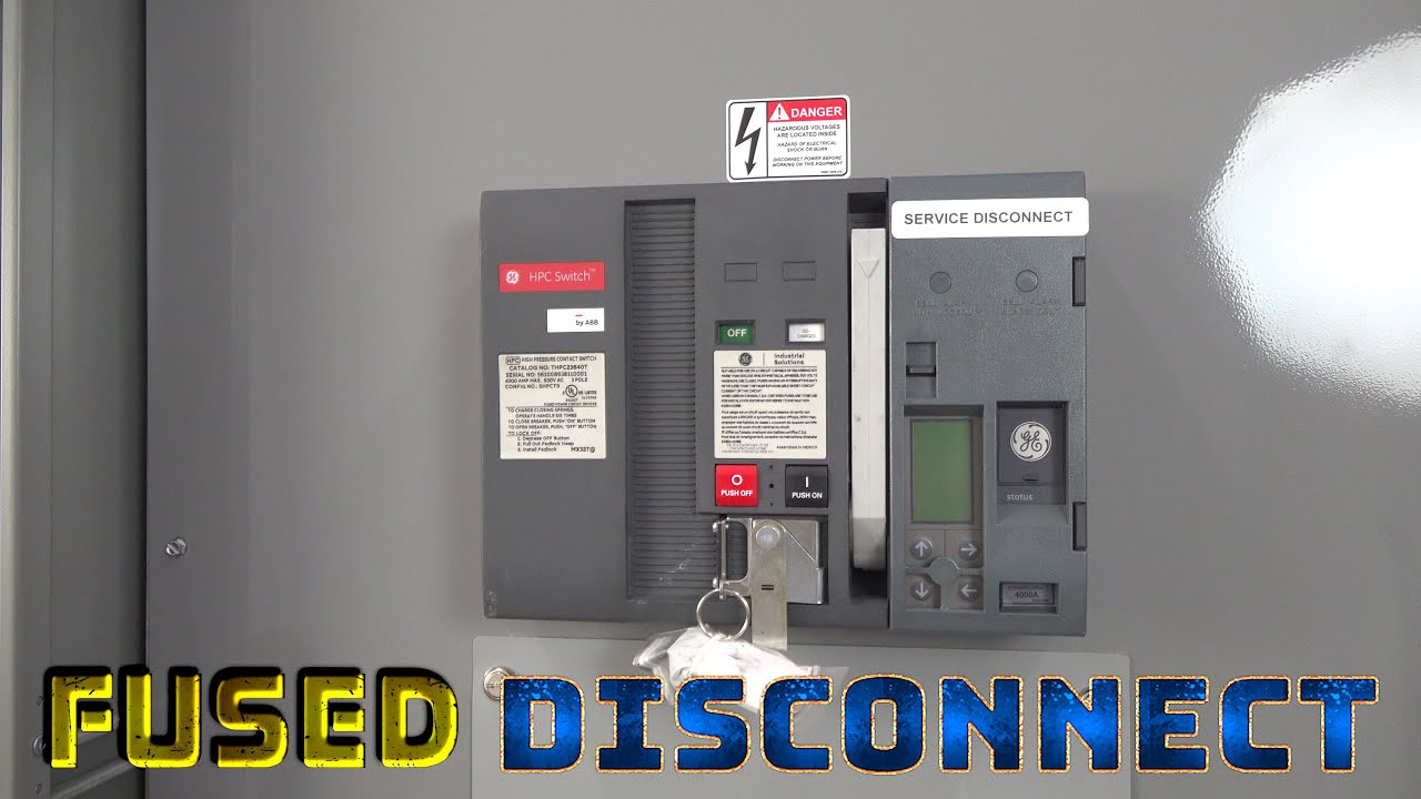 Fused Disconnect Switch 4000 Amp 600V - YouTube