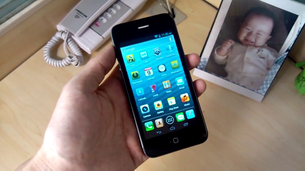 Hero H3000 iPhone 5 Clone Phone.review - YouTube