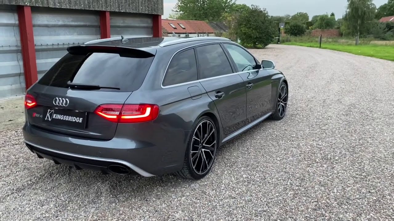 2015 Audi RS4 Avant Limited edition V8 - YouTube