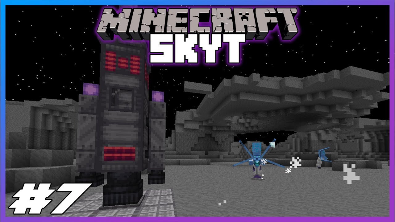 Minecraft SkyT Ep.7 Exploring Space - YouTube