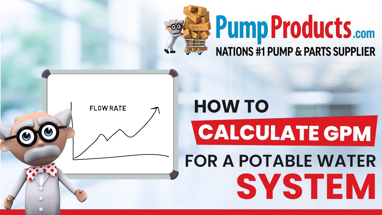 How To Calculate GPM For A Potable Water System YouTube