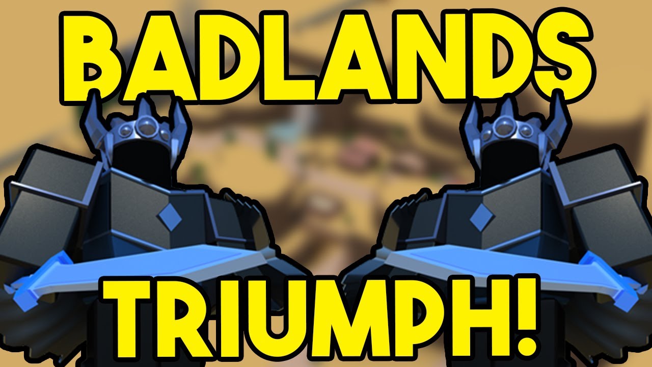 BADLANDS TRIUMPH AGAIN | FALLEN MODE (TOWER DEFENSE SIMULATOR) - YouTube