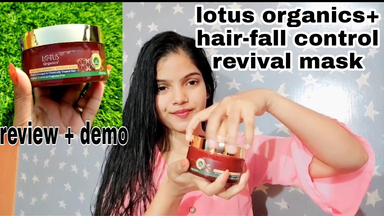 Lotus Organics Hair Revival Mask Review and Demo | in hindi | lotus ...