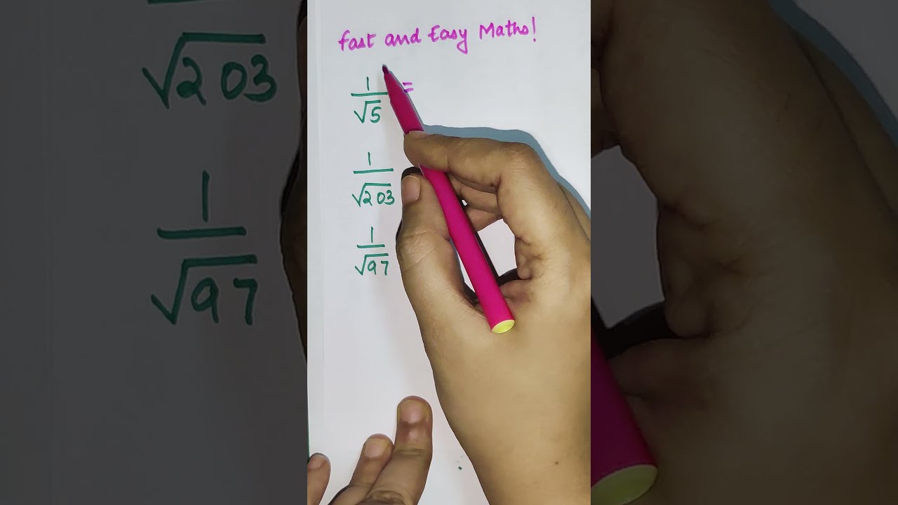 shorts How To Rationalise How To Remove Square Root Math Tricks shorts How To Rationalise How To Remove Square Root Math Tricks