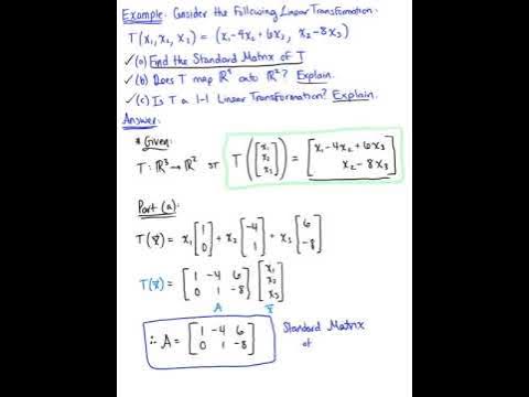 Onto and One-to-One Mappings (Example) - YouTube