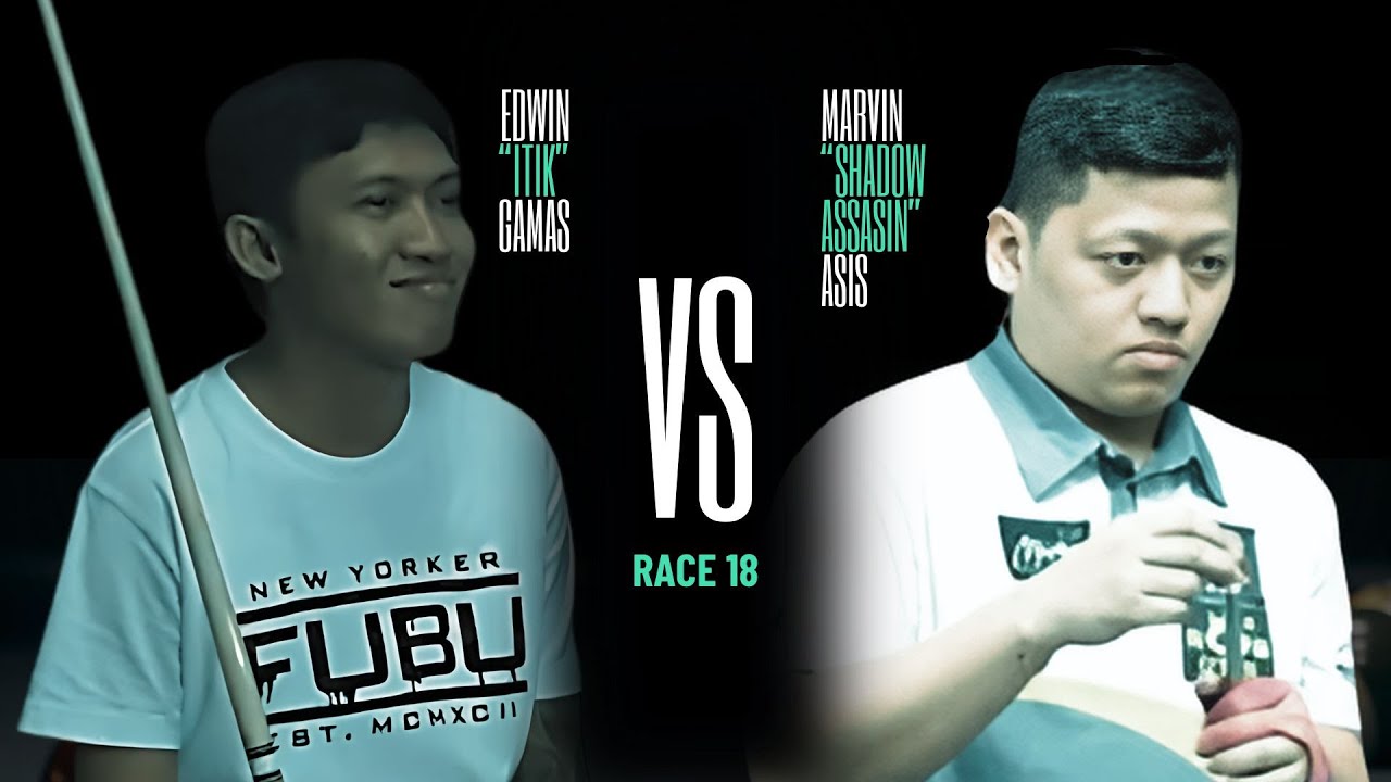 MARBOYS BILLIARDS 🇵🇭 Marvin 'SHADOW ASSASSIN' Asis vs 🇵🇭 Edwin 'Itik ...