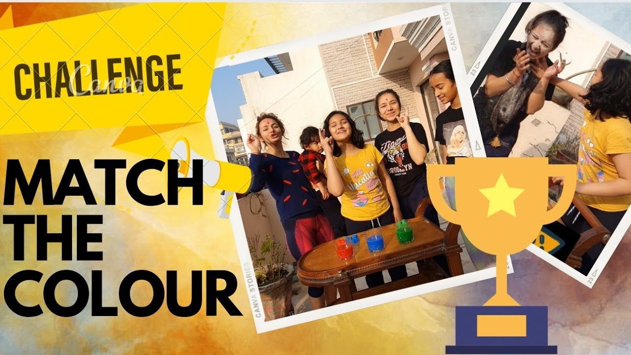 match the color challenge, family challenge,tik tok trends,challenge ...