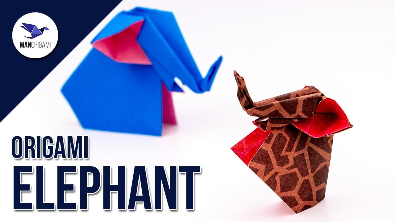 How to make a paper elephant 🐘 - Origami Tutorial - YouTube