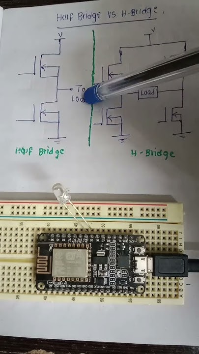 Half Bridge vs H-Bridge #motor #drive #embedded #control #shorts #electronics #hardware #pwm ...