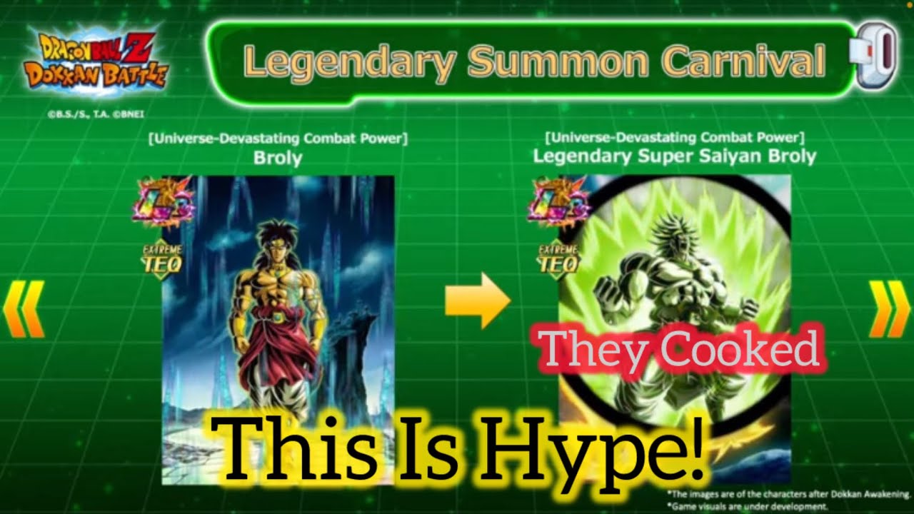 LEGENDARY BROLY WORLD WIDE CAIMPAIGN IS LOOKING LEGENDARY… To Cheesy ...