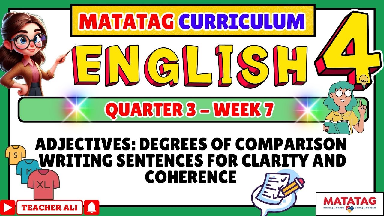 GRADE 4 ENGLISH 4 QUARTER 3 WEEK 7 - YouTube
