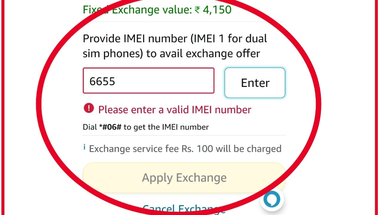 Flipkart || Please enter a Valid IMEI Number in Mobile - YouTube