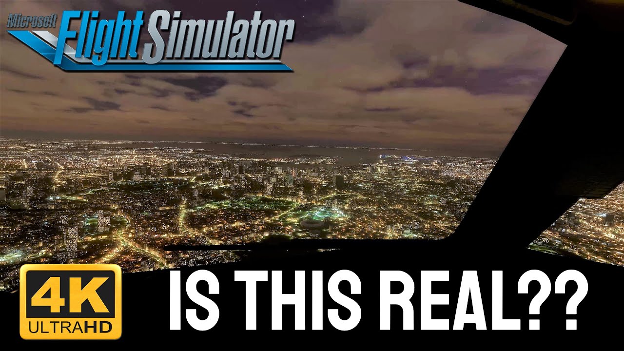Flight Simulator 2022: ULTRA REALISTIC NIGHT GRAPHICS - Tokyo Haneda ...