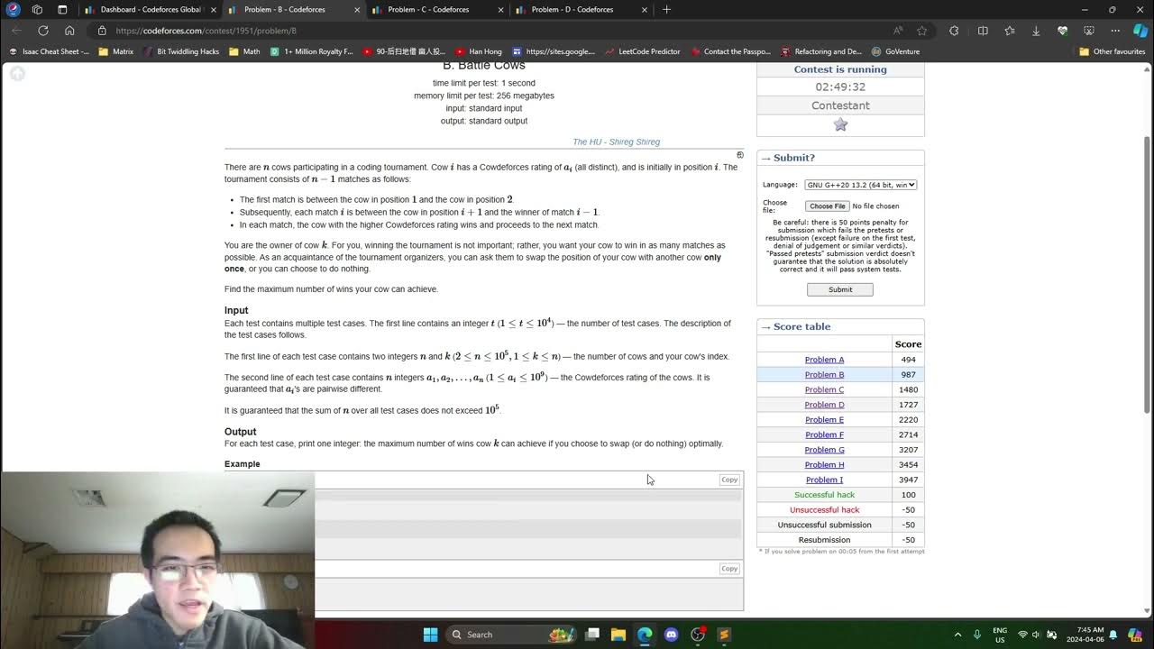 CodeForces Global Round 25 - YouTube