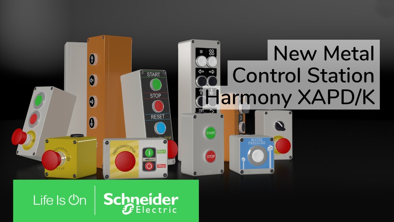 Harmony XAPD/K: For a Brand New Look! | Schneider Electric - YouTube