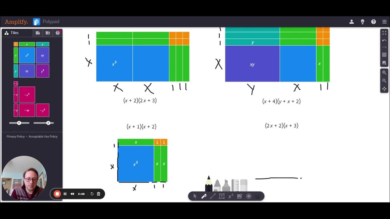 Creating rectangles from the product side lengths - YouTube