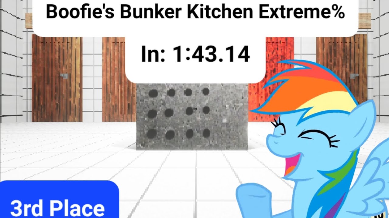 Boofie's Bunker Kitchen Extreme% in 1:43.14! - YouTube
