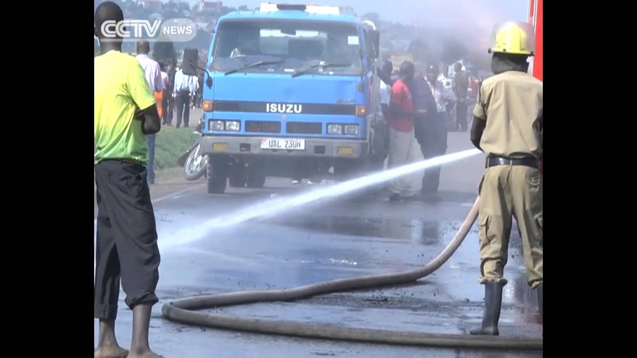 Dozens killed in Uganda tanker explosion - YouTube