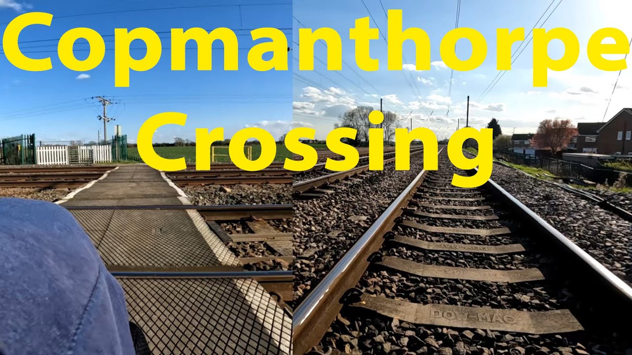 Copmanthorpe level crossing: "wheelchair inaccessble" - YouTube