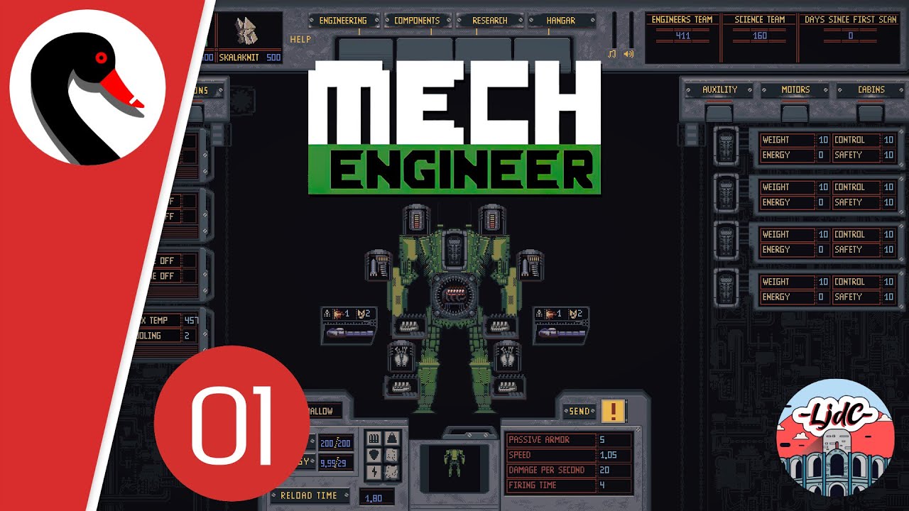 MECH ENGINEER Release - Ep01 - Concepts et Gameplay ! [FR] - YouTube