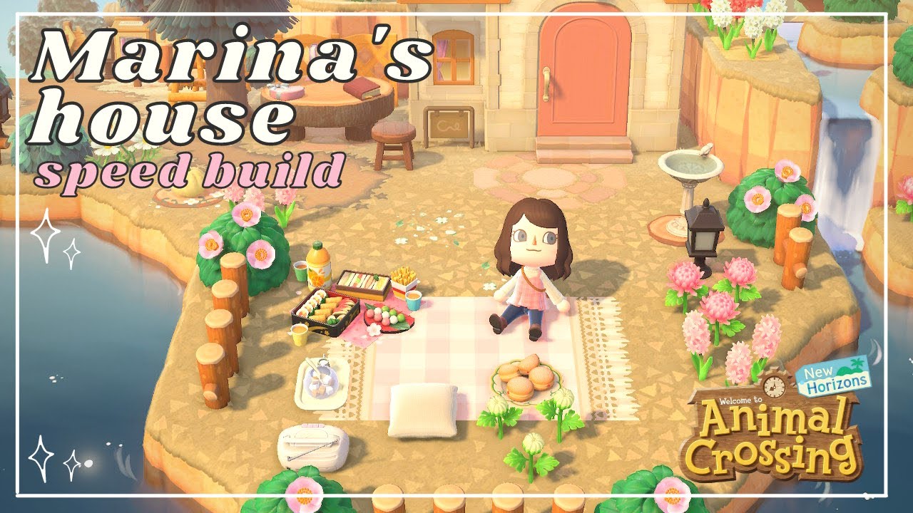 Marina's House Speed Build | ACNH - YouTube