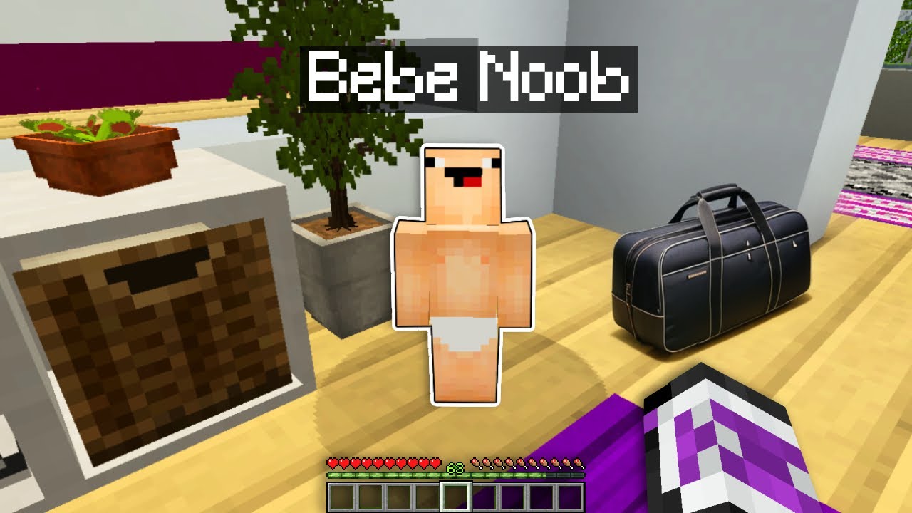 Adopté al BEBE NOOB en MINECRAFT!? - YouTube