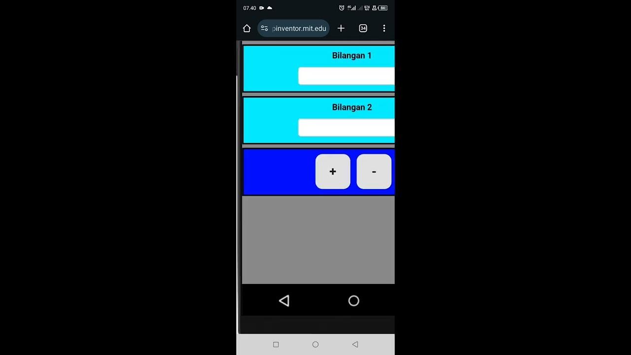 Vidio tutorial membuat kalkulator di MIT app inventor - YouTube
