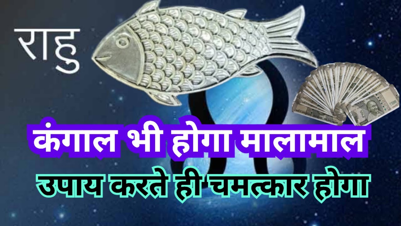 मछली का यह उपाय,कंगाल को भी कर देगा मालामाल Rahu Fish R || Astro22 ...