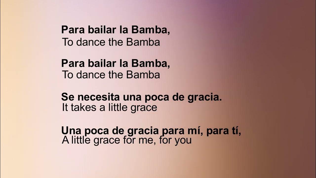 Learn Spanish with Ritchie Valens - La Bamba. - YouTube