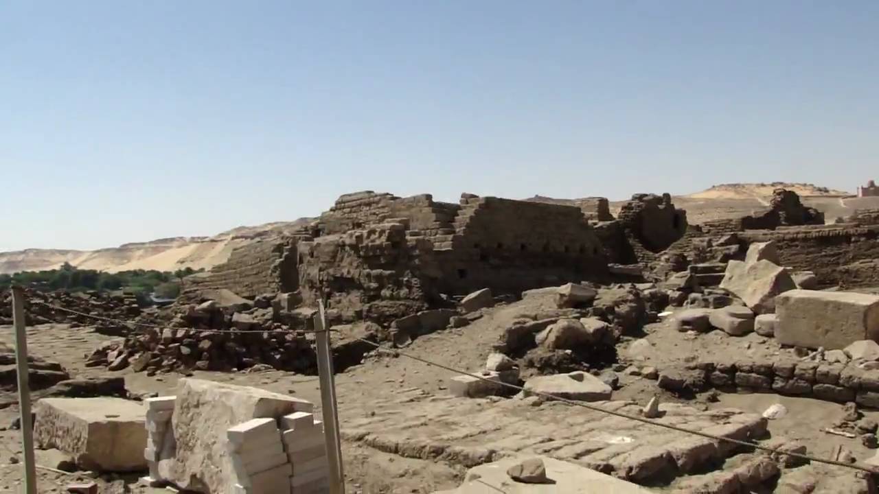 Ancient Roman Ruins on Elephantine Island in Aswan Egypt part 1 - YouTube