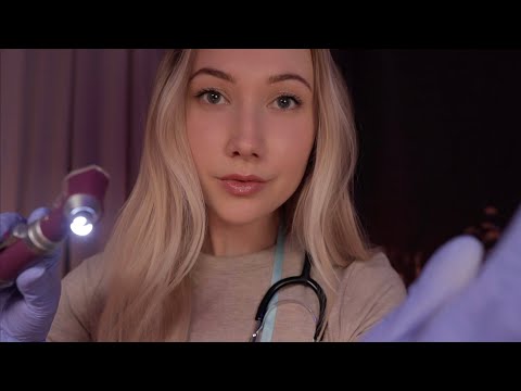 ASMR Detailed Cranial Nerve Exam While You SLEEP | Relaxing Medical Tests, Personal Attention 💤