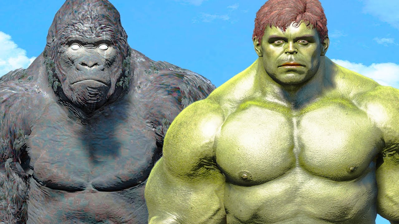 King Kong Contra O Incrivel Hulk Kong Vs Hulk: Quem é O Verdadeiro