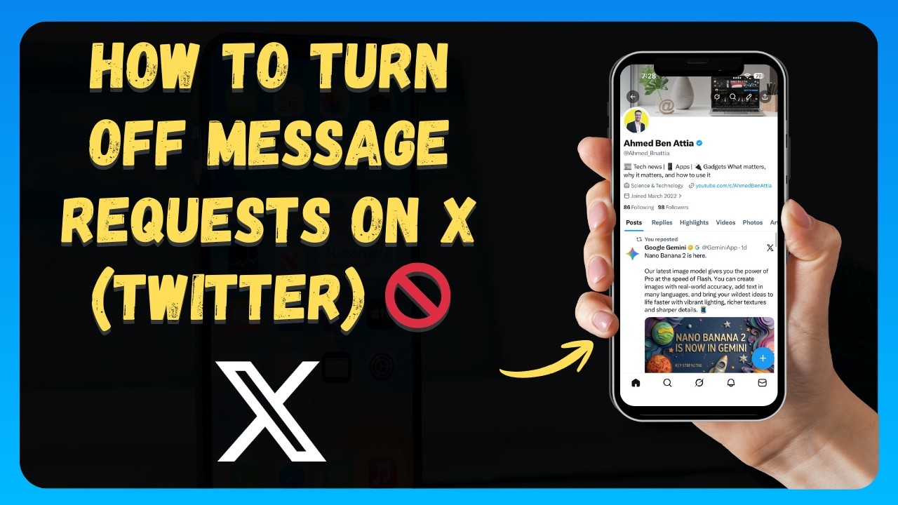 How to Turn Off Message Requests on X (Twitter) 🚫 [New 2026 Update ...