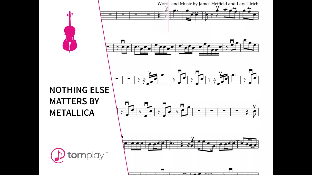 Nothing Else Matters by Metallica for Cello 🎻 - YouTube