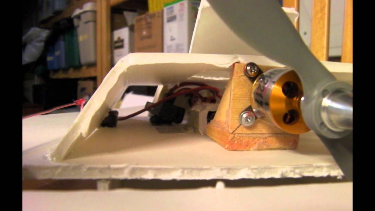 Scratch Built Delta Wing RC Plane - YouTube