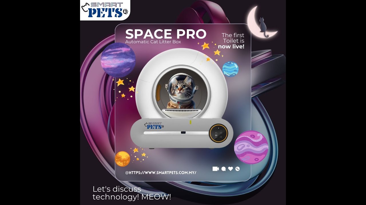 Space Pro Smart Cat Toilet Full Tutorial (Chinese Version) - YouTube