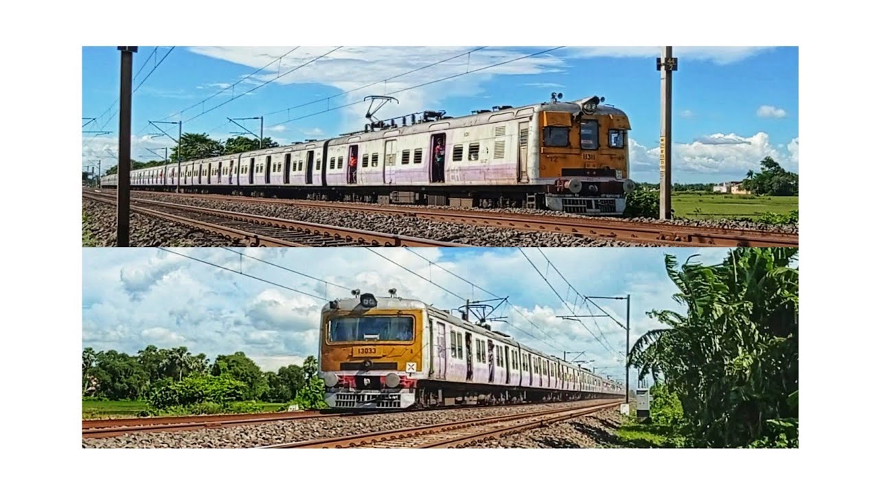 Indian Railways local Train।। Full clear signal Trains like Bullets ...