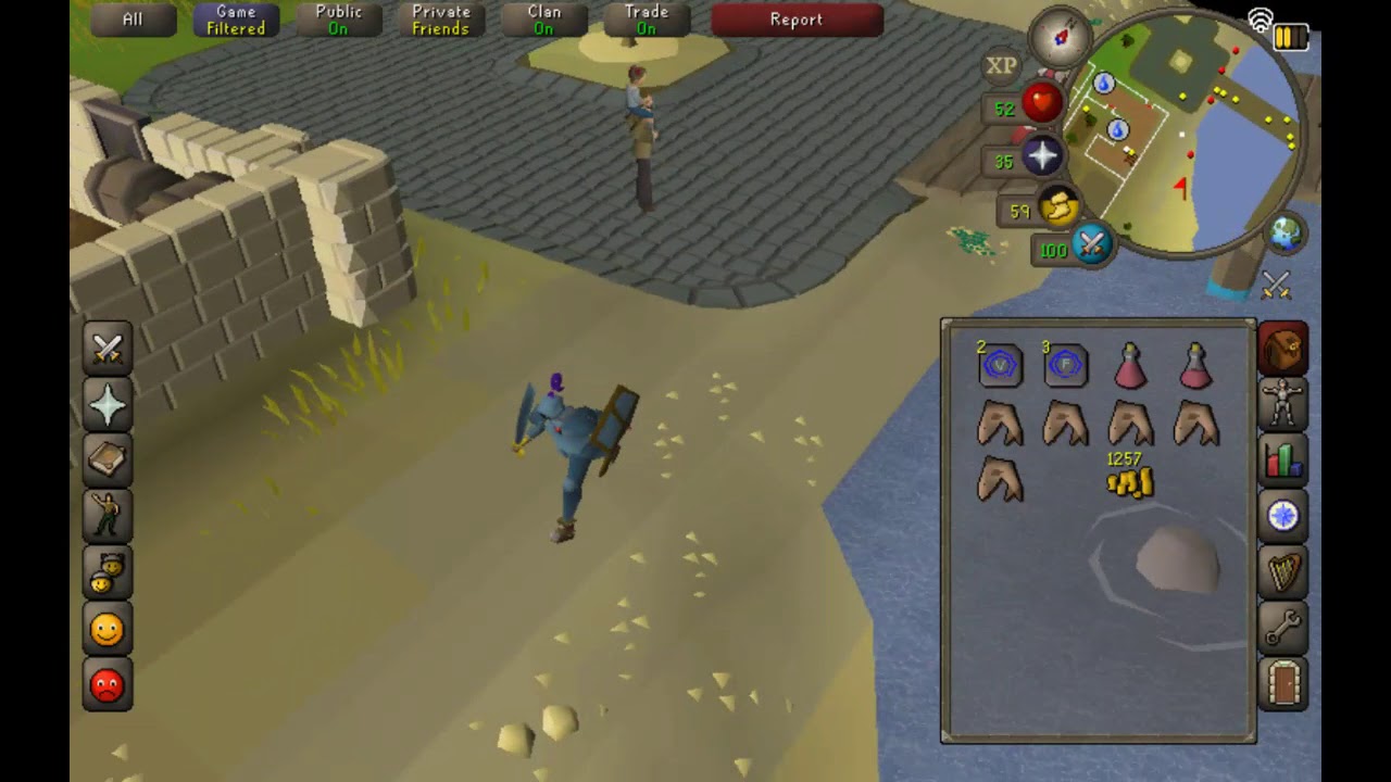 OSRS MOBILE ON A TABLET!! - YouTube