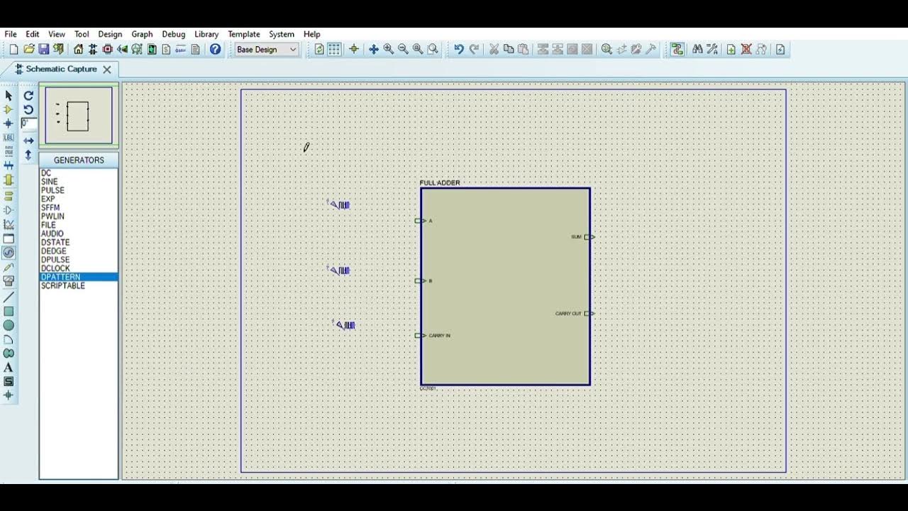 FULL ADDER CIRCUIT- USING SUB CIRCUIT MODE - YouTube