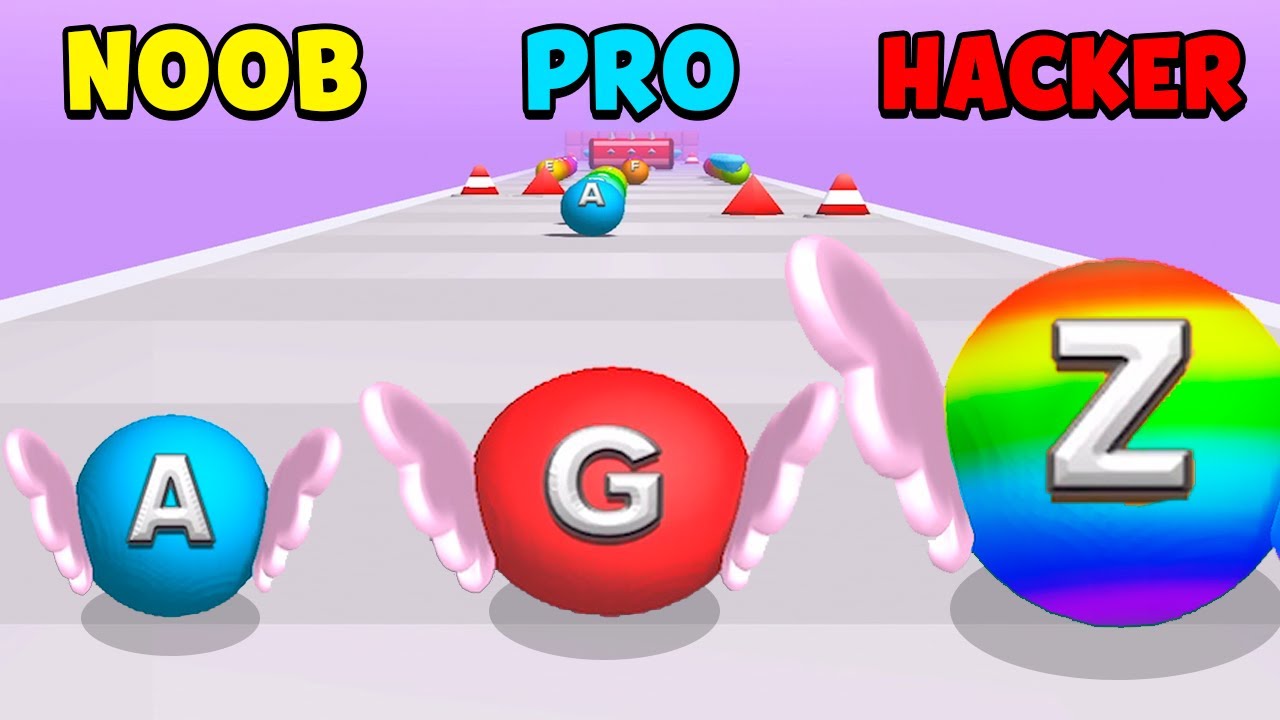 NOOB vs PRO vs HACKER - Letter Roll - YouTube