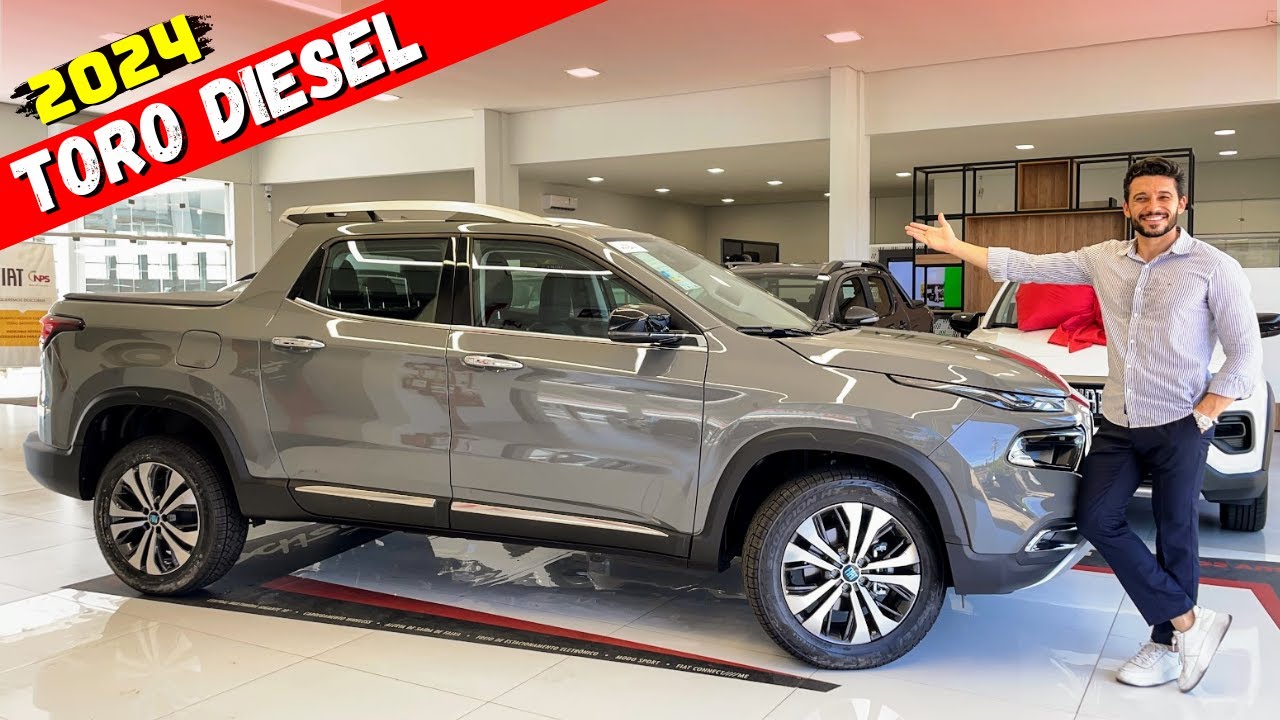 FIAT TORO 2024 versão VOLCANO 4x4 Turbo diesel - YouTube